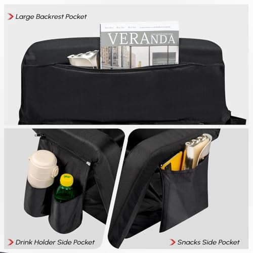 PEXMOR 2-Pack Stadium Seats w/Back Support, Portable Bleacher Chair w ...