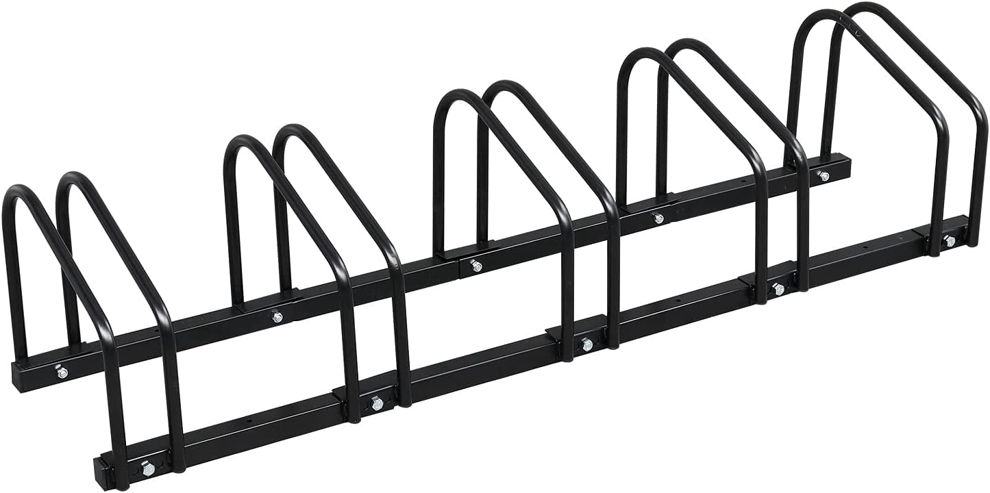 PEXMOR Bike Rack, 4/5 Bike Stand for Garage, Indoor & Outdoor, Floor ...