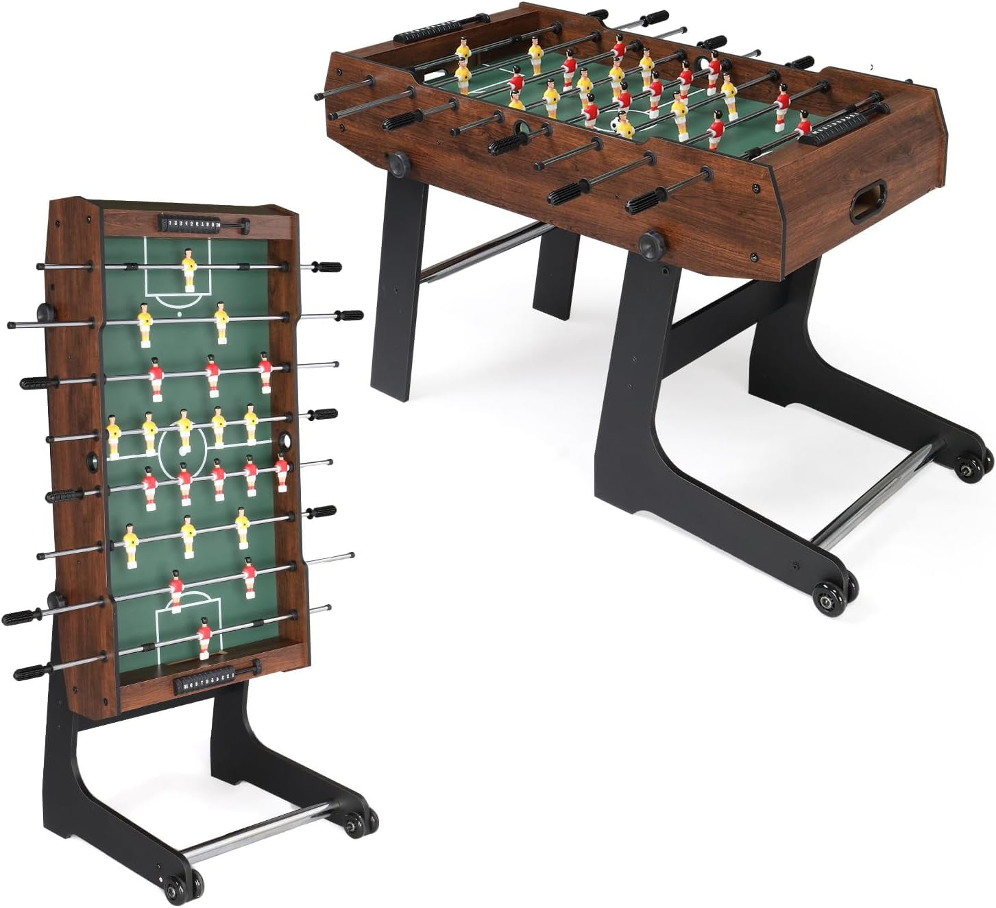 PEXMOR 48" Foldable Foosball Table Adult Size, Soccer Game Table for ...