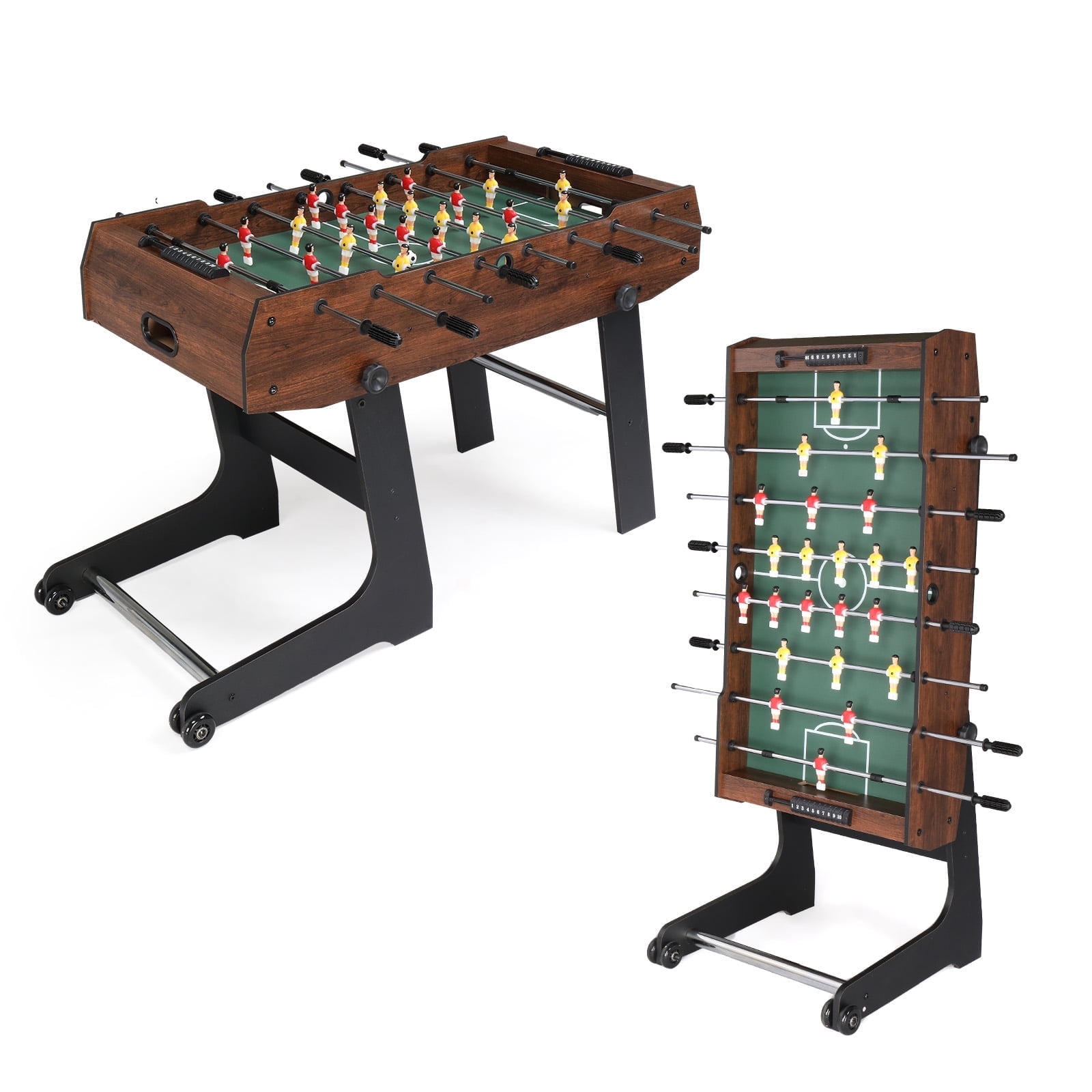 "PEXMOR 48"" Foldable, Portable Foosball Table for Family, Full Size ...
