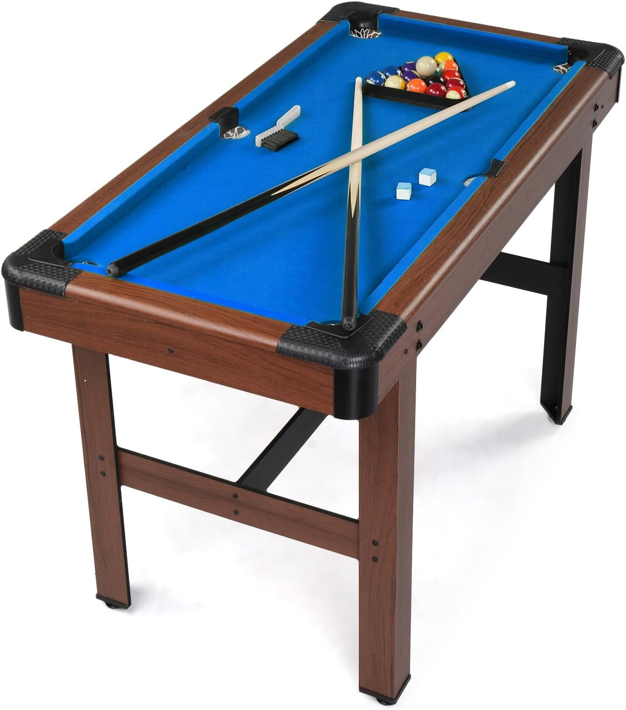 PEXMOR 48" Pool Table, Billiard Game Table for Kids and Adults, Mini ...