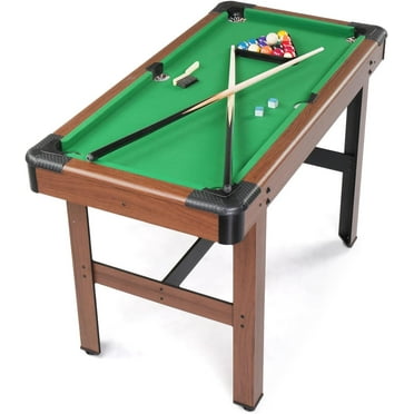Miniyam 5.5ft Folding Pool Table, Portable Billiards Game Table with ...