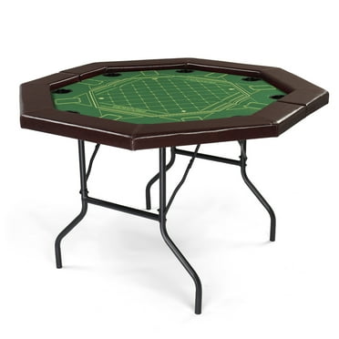 VEVOR 8 Player Foldable Poker Table, Blackjack Texas Holdem Poker Table ...