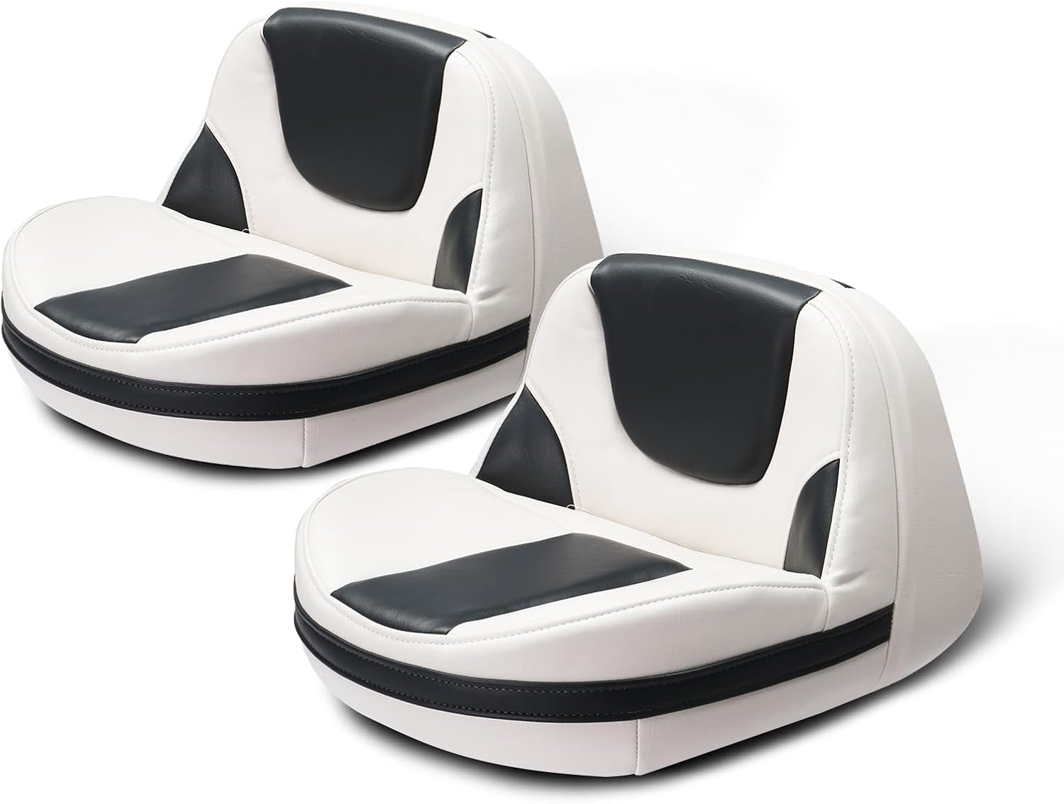 PEXMOR Boat Seats, Fishing Boat Seat, Waterproof Captain Seat Low Back ...