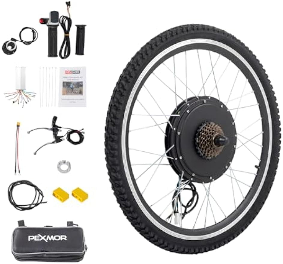 PEXMOR Electric Bike Conversion Kit, 48V 1000W/1500W 26" E-Bike Hub ...