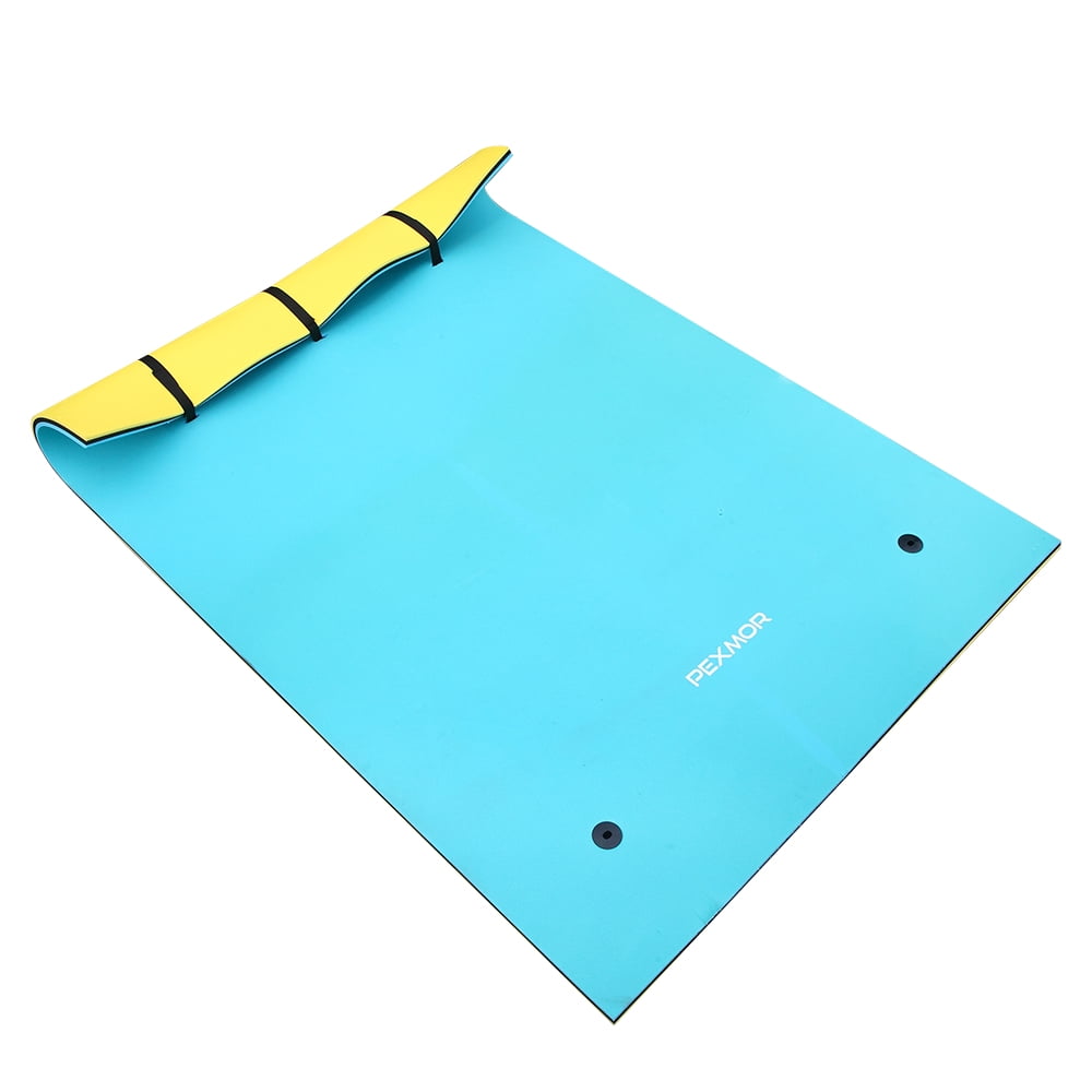 PEXMOR Floating Mat Foam Pad,9X6FT Blue Water Recreation for Beach Lake ...