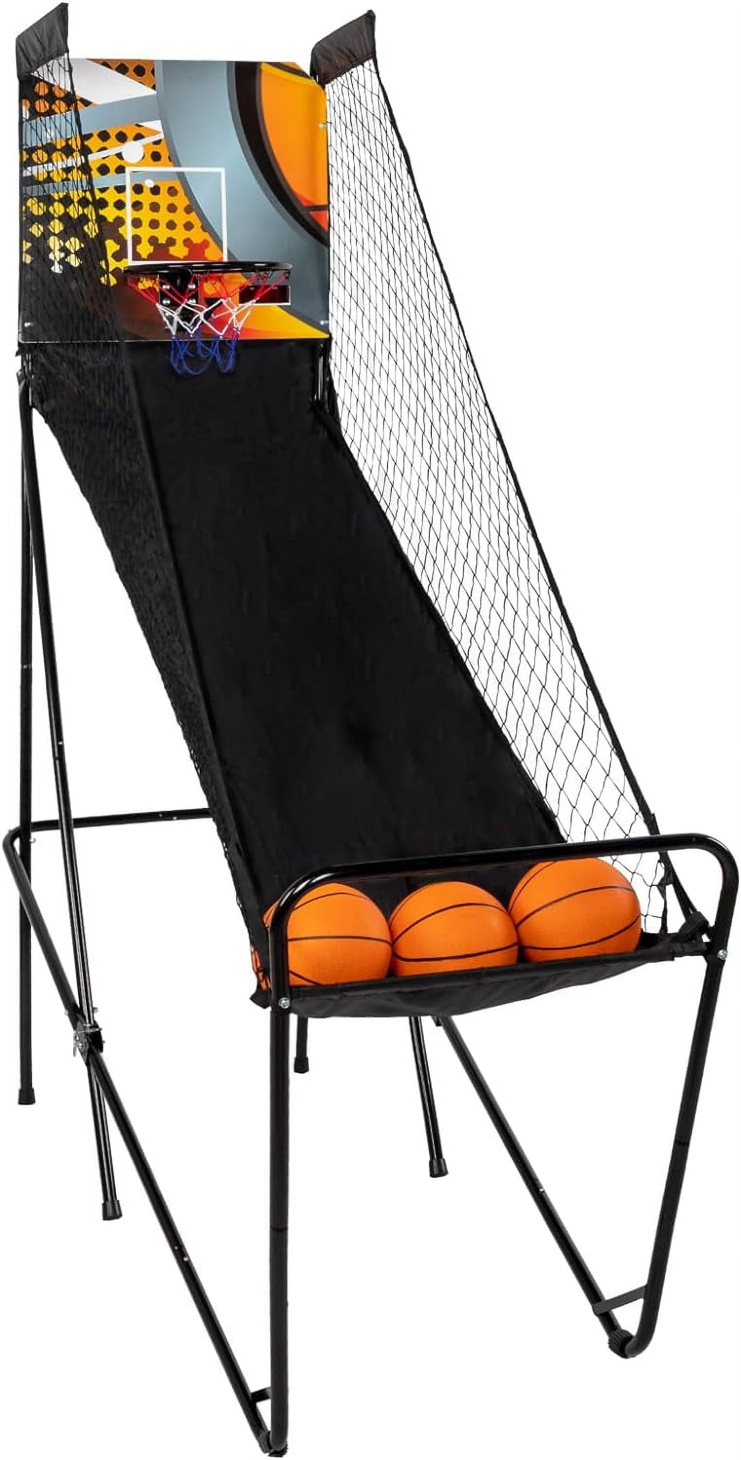 PEXMOR Foldable Electronic Arcade Basketball Game, Portable, Adjustable ...