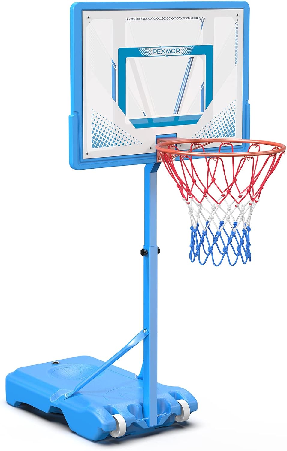 SwimWays Poolside Basketball Hoop Swimming Pool Water Game Set for ...