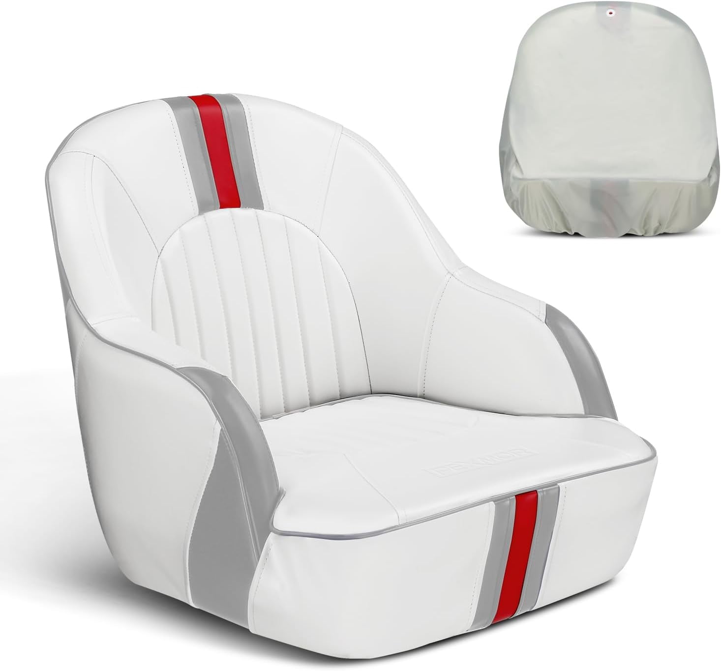 PEXMOR Premium High Back Pontoon Boat Bucket Seat, Waterproof, with ...