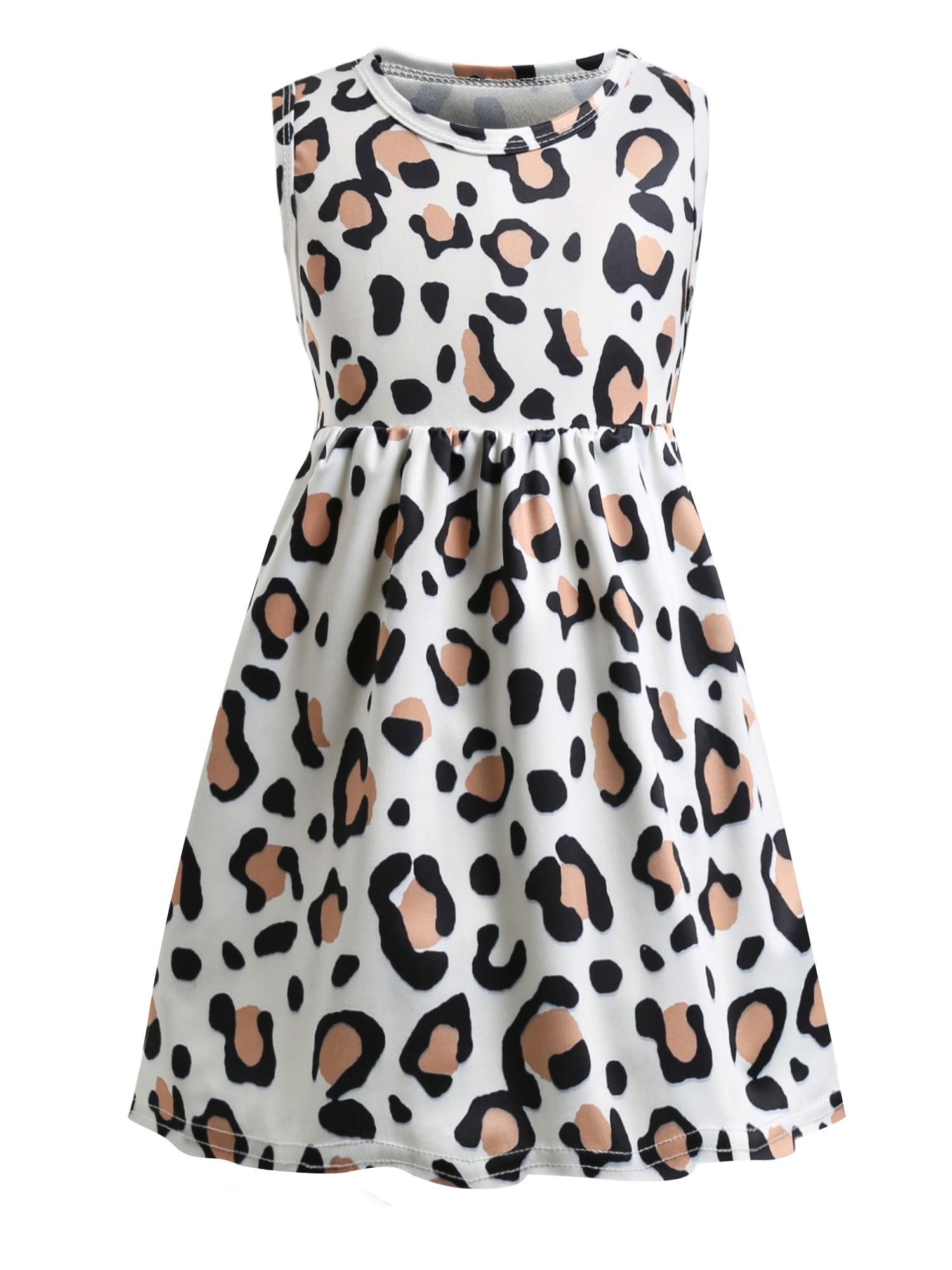 PEYAN Girls Dress Unicorn Mermaid Butterfly Leopard Party Sundress 2 ...