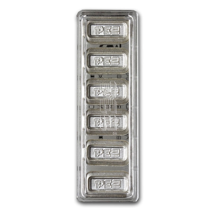 PEZ® 6x 5 gram Silver Wafers w/Capsule Case - Walmart.com