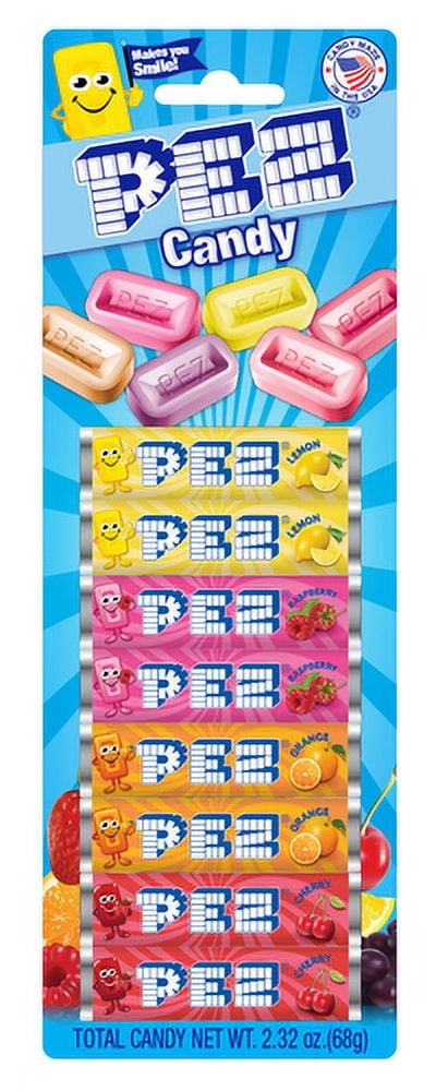 PEZ Assorted Fruit Candy Refills (Pack of 24) - Walmart.com
