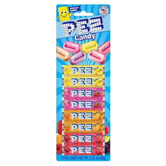 PEZ Assorted Fruit Candy Refills (Pack of 24) - Walmart.com