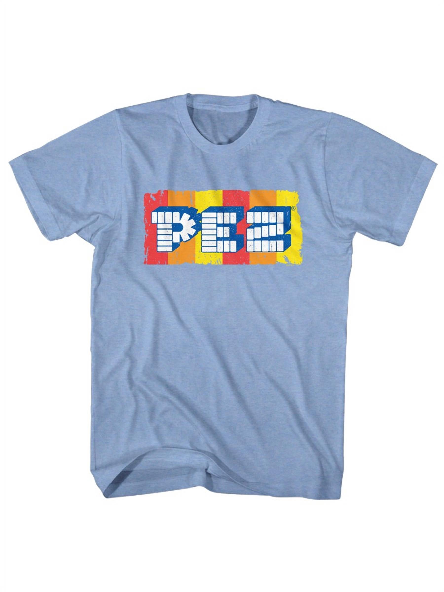 PEZ Brick Candy With Dispensers Pop Culture Logo Adult T-Shirt Tee ...