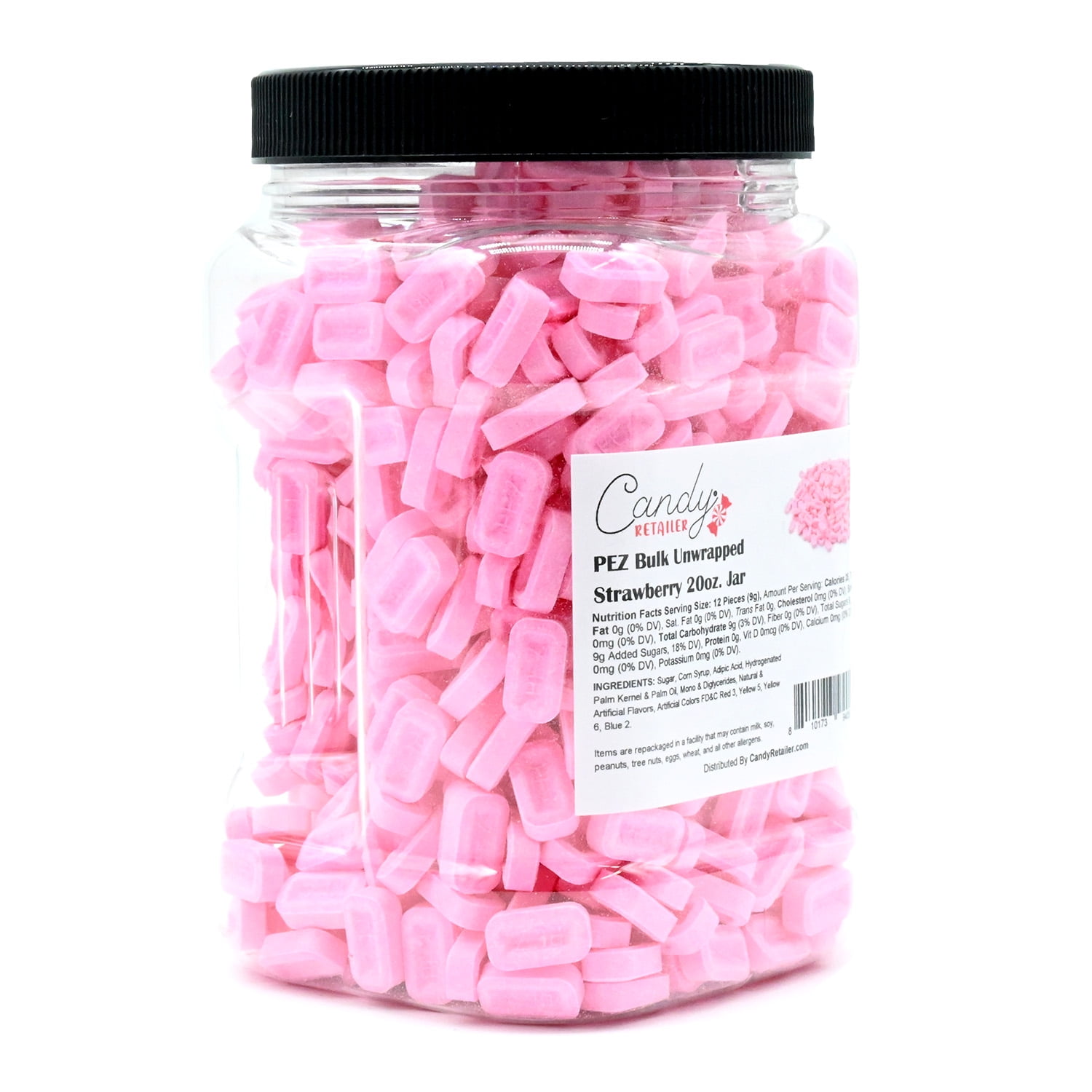 CandyRetailer PEZ Candy Refill, Bulk Unwrapped, Strawberry Flavor, 20oz ...