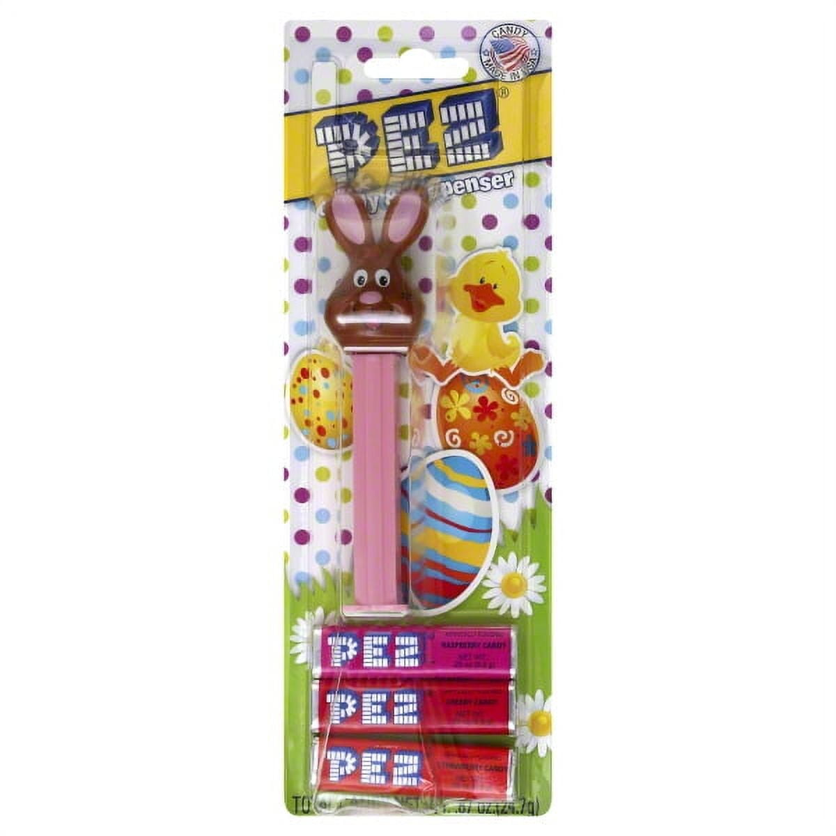 PEZ Candy Easter Assortment, 1 Candy Dispenser Plus 3 Rolls Assorted ...