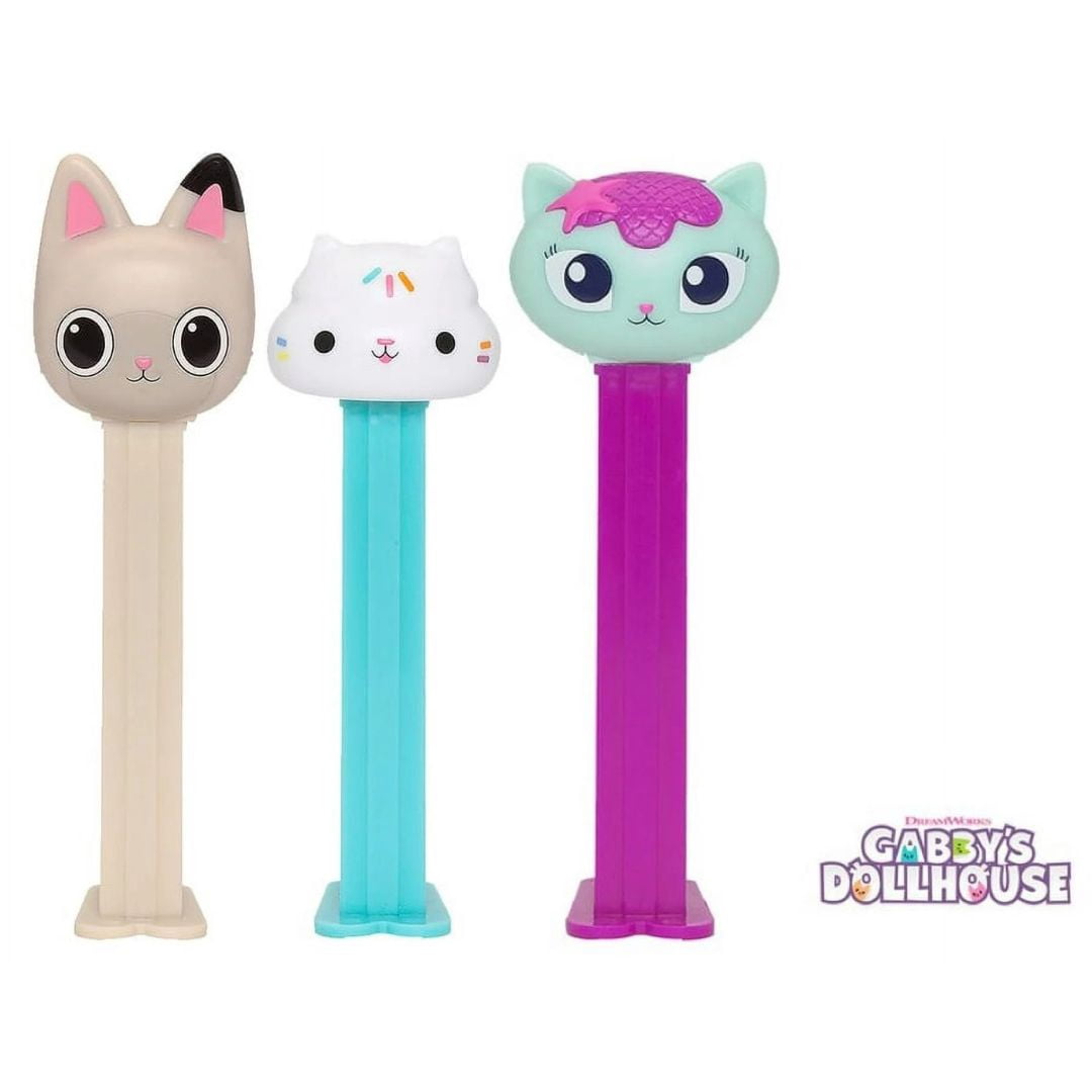 PEZ Candy Gabby's Dollhouse Variety (Pandy Paws, Mercat, Cakey Cat ...