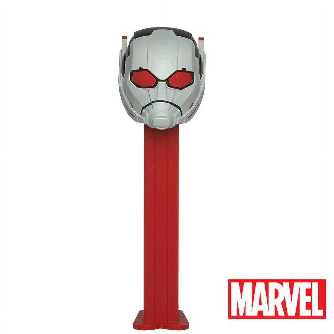 PEZ Candy Marvel Novelty Candy Dispenser Plus 3 Rolls Assorted Fruit Flavor Candy Refills, 1 ...