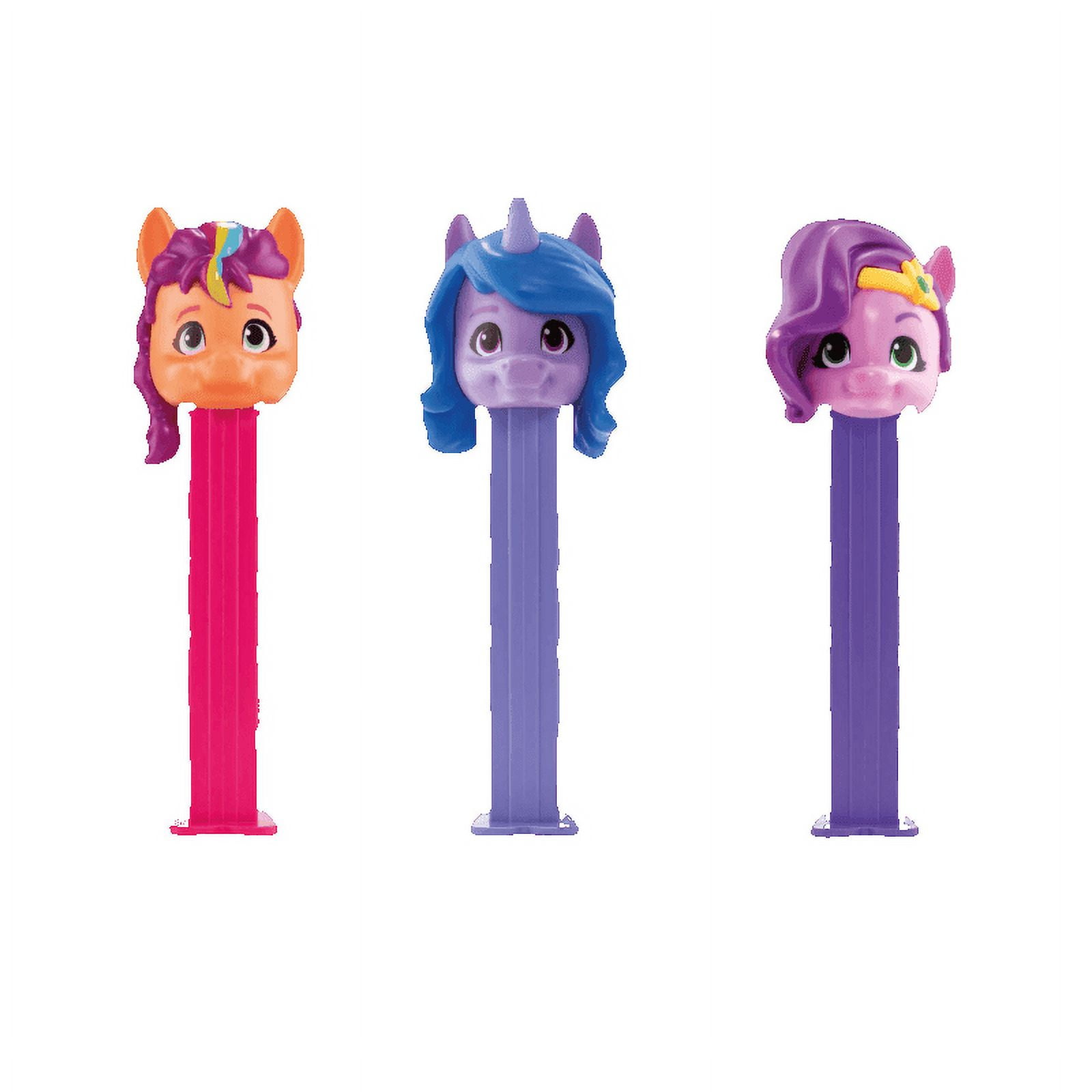 PEZ Candy My Little Pony Assortment, 1 Candy Dispenser Plus 3 Rolls ...