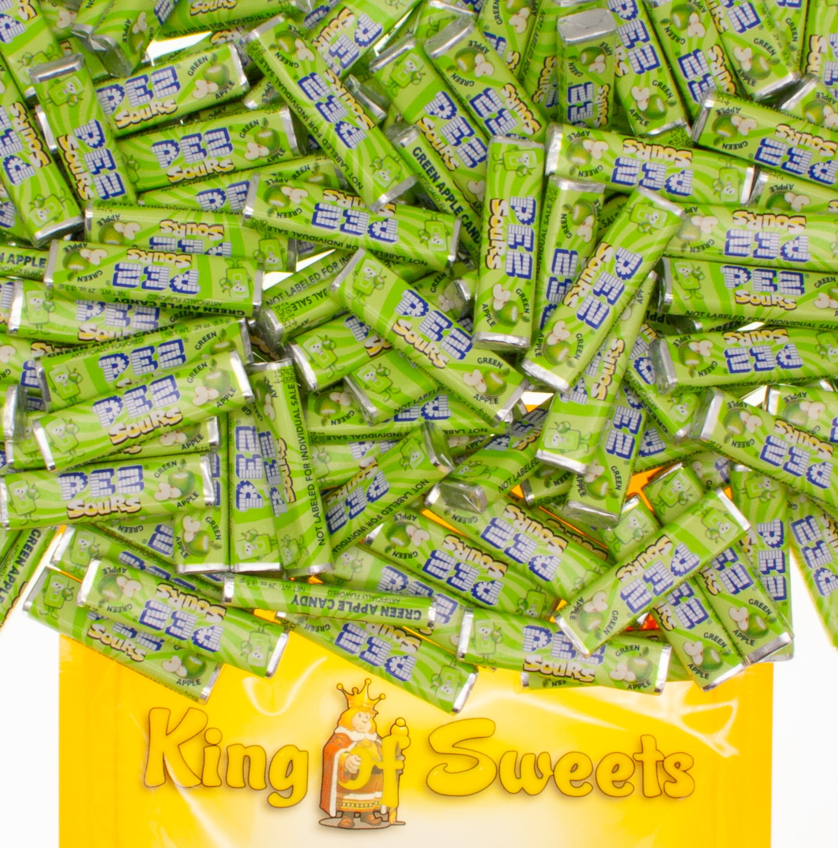PEZ Candy Refills Sour Apple Flavored Movie Candy Pack 2 Pounds Bulk ...
