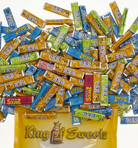 PEZ Candy Refills Sour Assorted Flavored Candy Pack XL 1 Pound Bulk ...