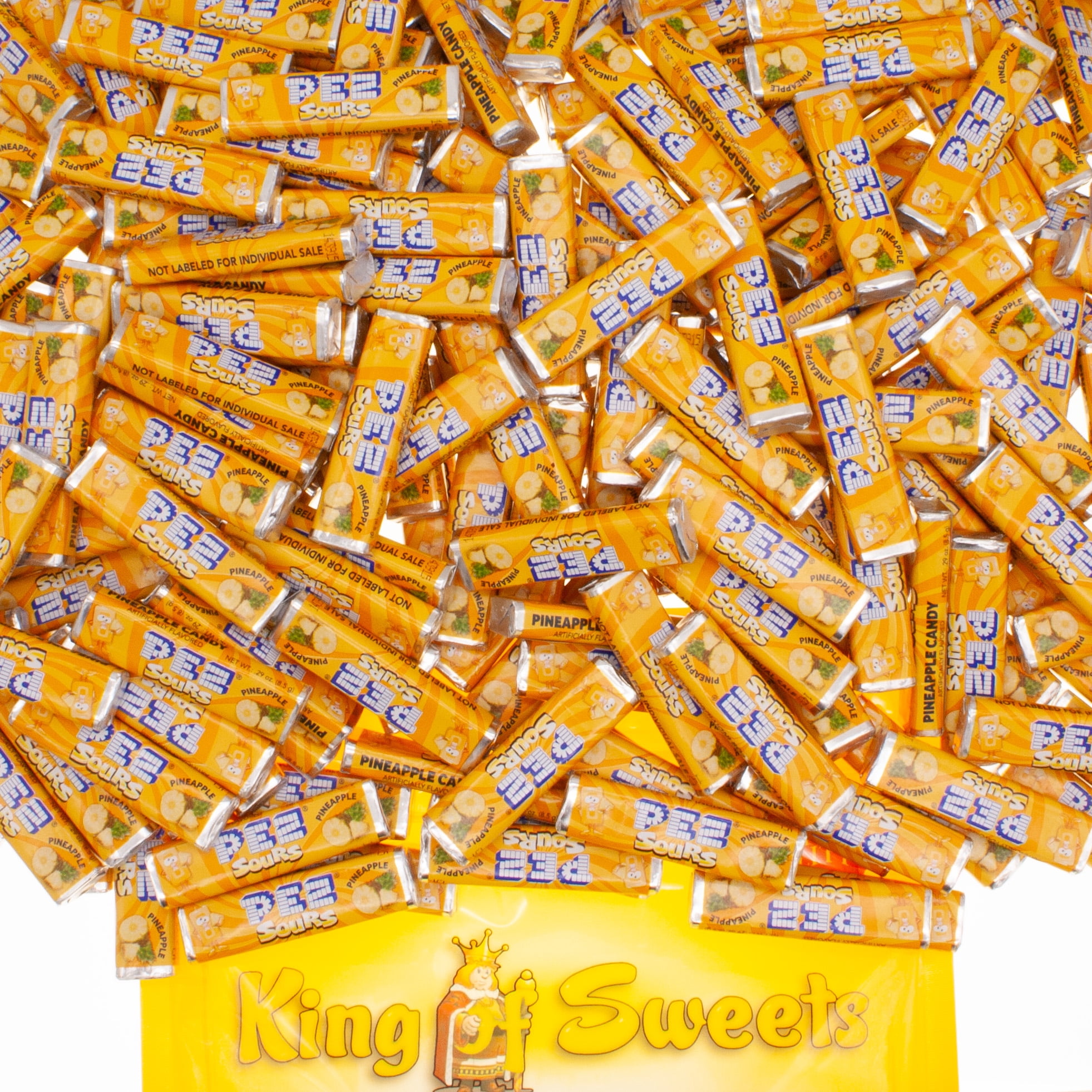 PEZ Candy Refills Sour Pineapple Flavored Candy Pack 2 Pounds Bulk ...
