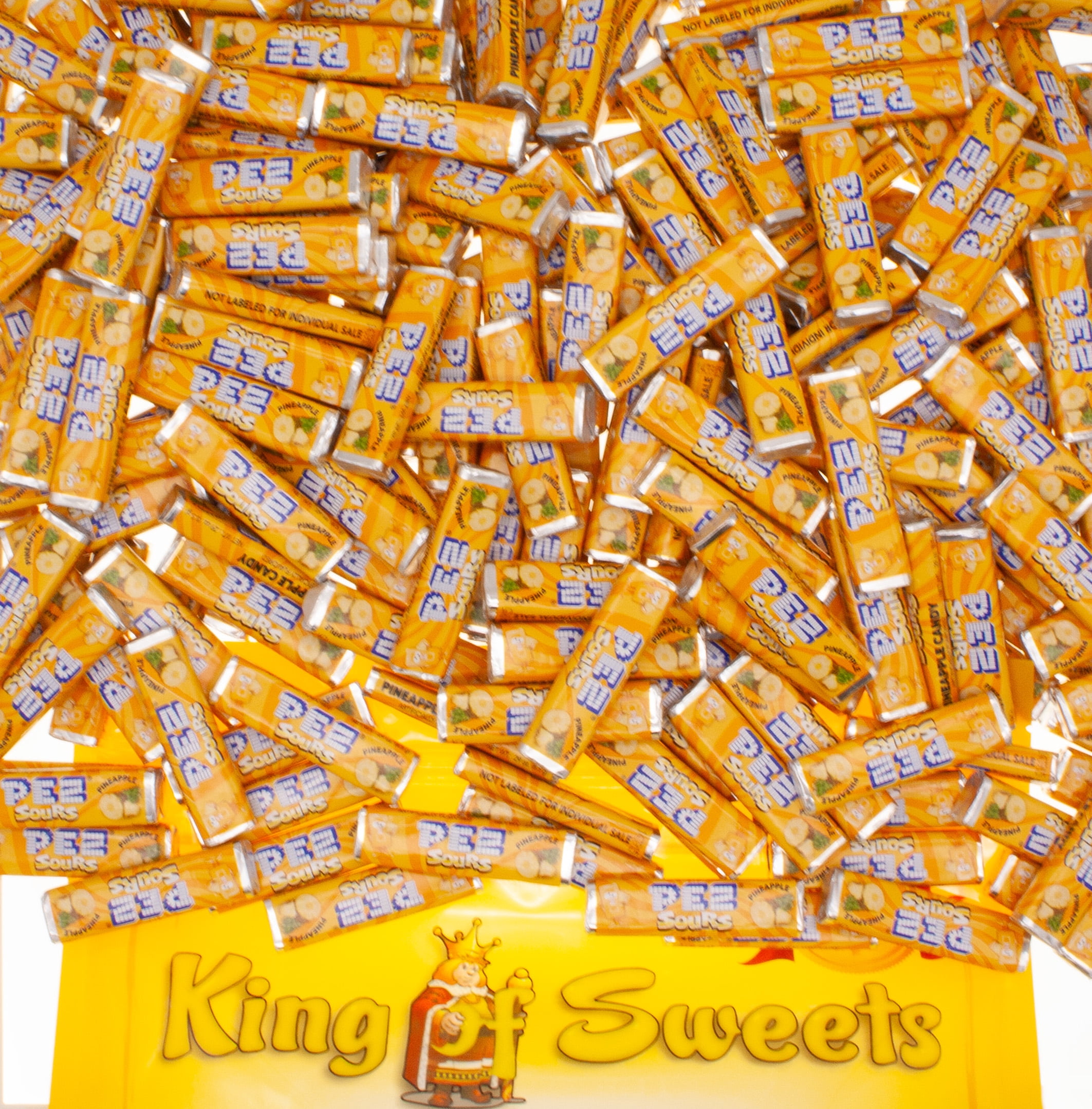 PEZ Candy Refills Sour Pineapple Flavored Candy Pack 5 Pounds Bulk ...