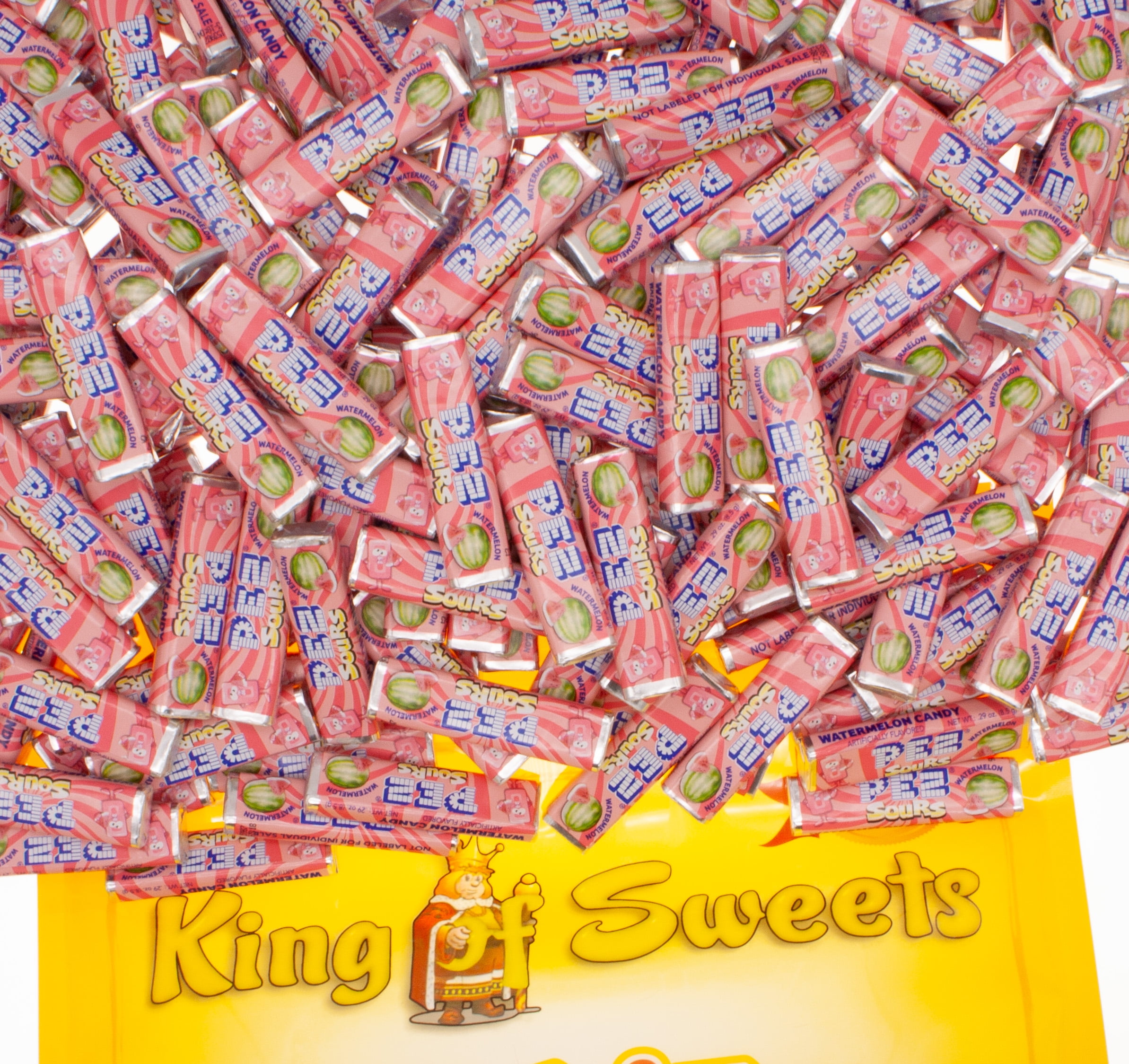 PEZ Candy Refills Sour Watermelon Flavored Candy Pack 5 Pounds Bulk ...