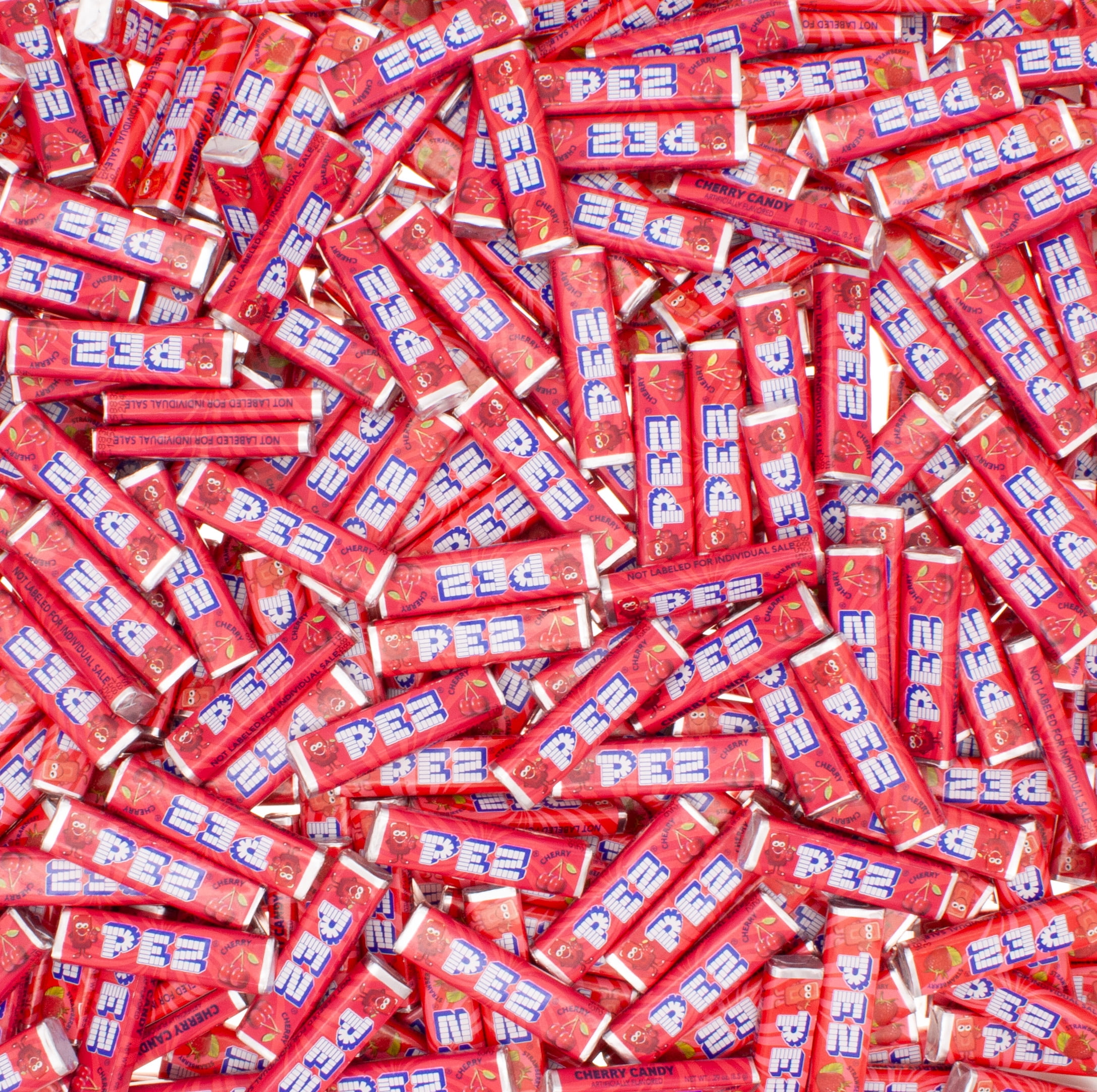 PEZ Candy Refills Strawberry Flavored Candy Pack 1 Pound Bulk Wrapped ...