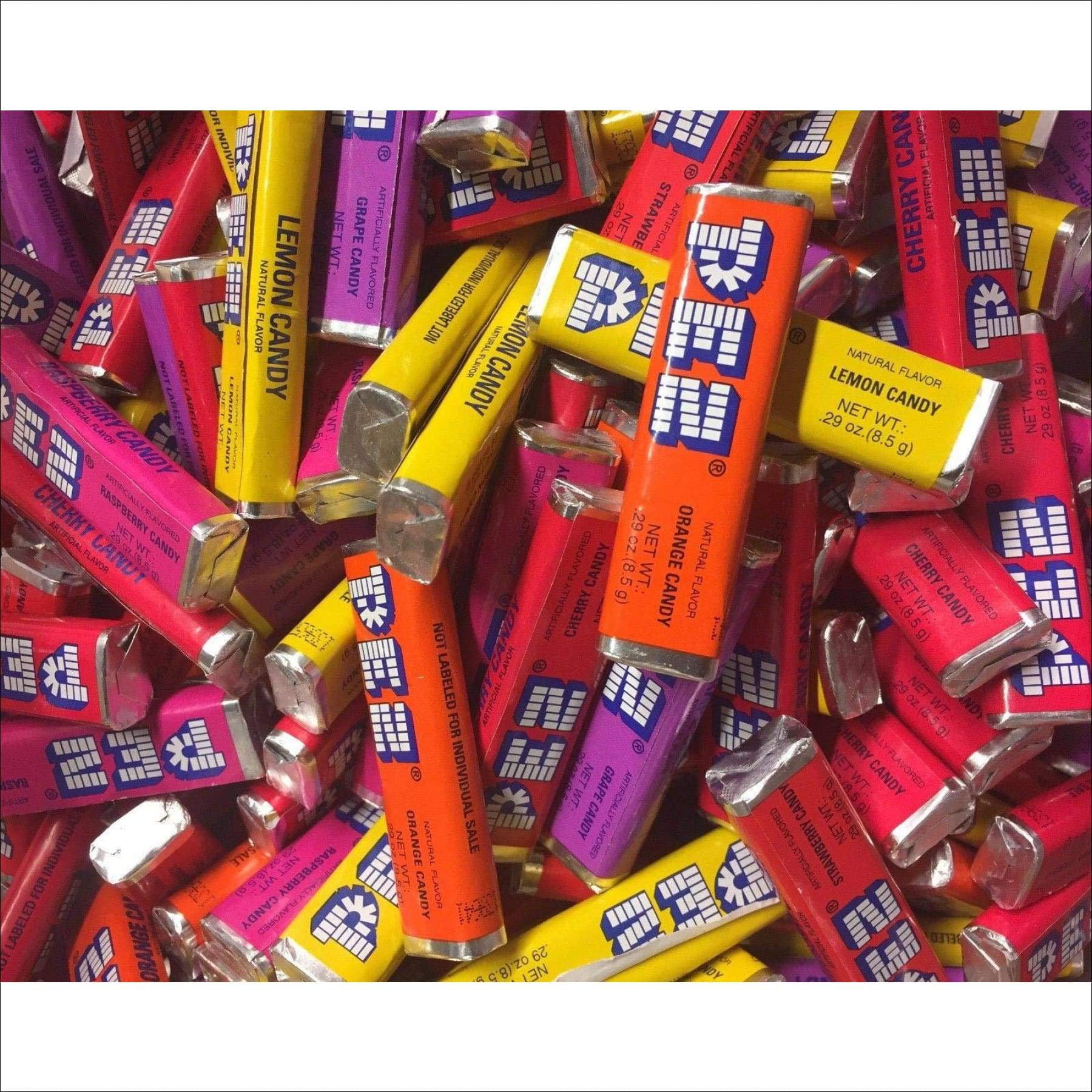 PEZ Candy Single Flavor 2 lb Bulk Halloween Refills - Assorted Fruit ...