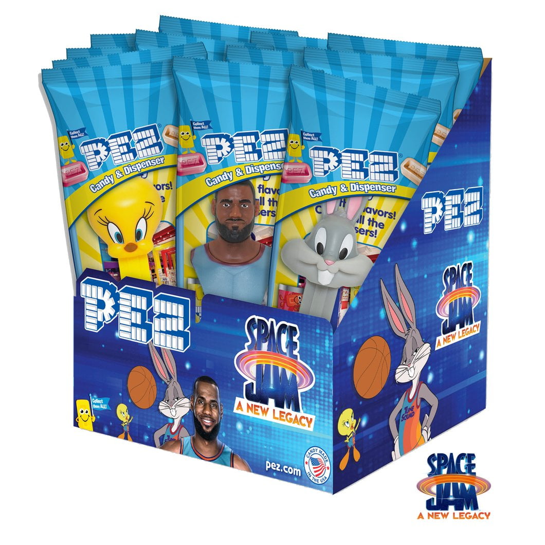 PEZ Candy Space Gem Assortment Dispensers - 12 Count Display Box ...
