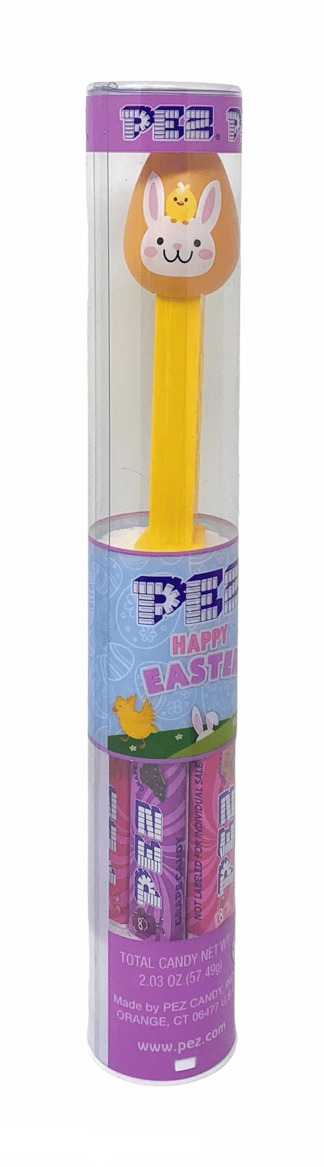 PEZ Easter Dispensers and Candy Holiday Tubes with 7 Packages of Candy ...