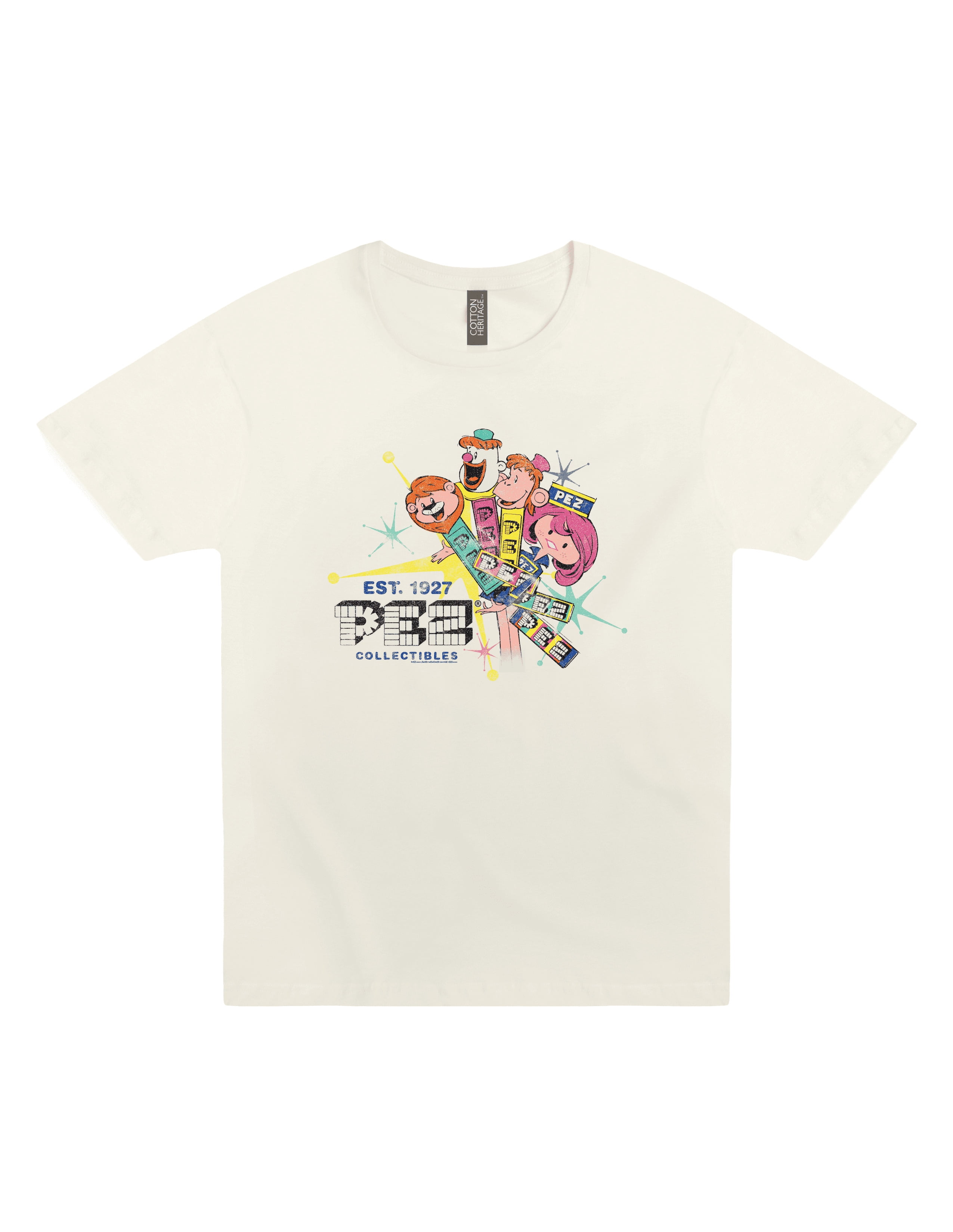 PEZ Retro Assorted Fruit Candy Collectibles Tee - Walmart.com