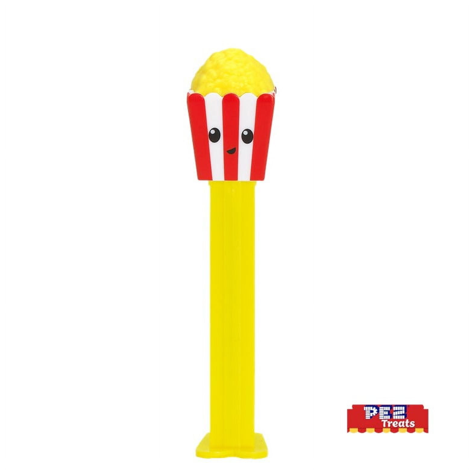 PEZ Treats Popcorn Candy Dispenser with 3 Single Refills, Collectable ...