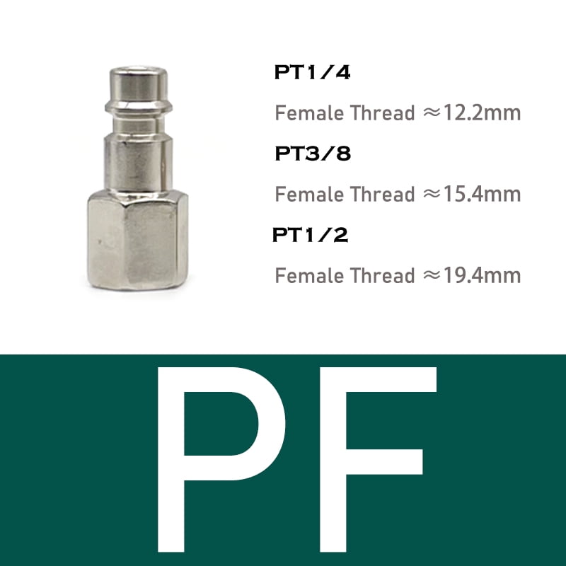 PF EU-12mm-EU Standard European Type Pneumatic Fitting, Quick Coupling ...