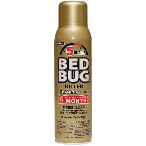 PF Harris GOLDBB-16A Gold Label Bed Bug Killer 16 Ounce Aerosol, Each ...