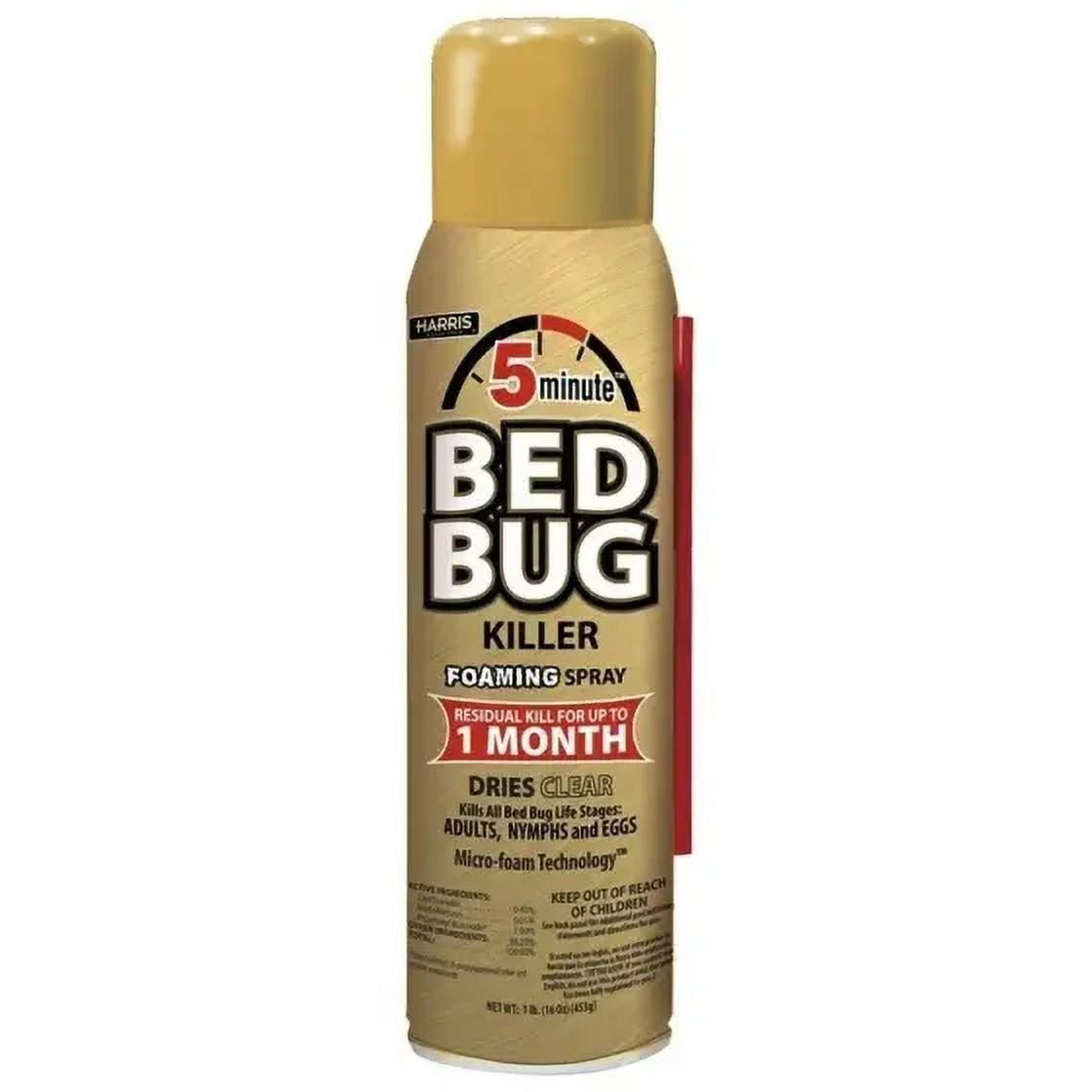 PF Harris GOLDBB-16A Gold Label Bed Bug Killer 16 Ounce Aerosol, Each ...