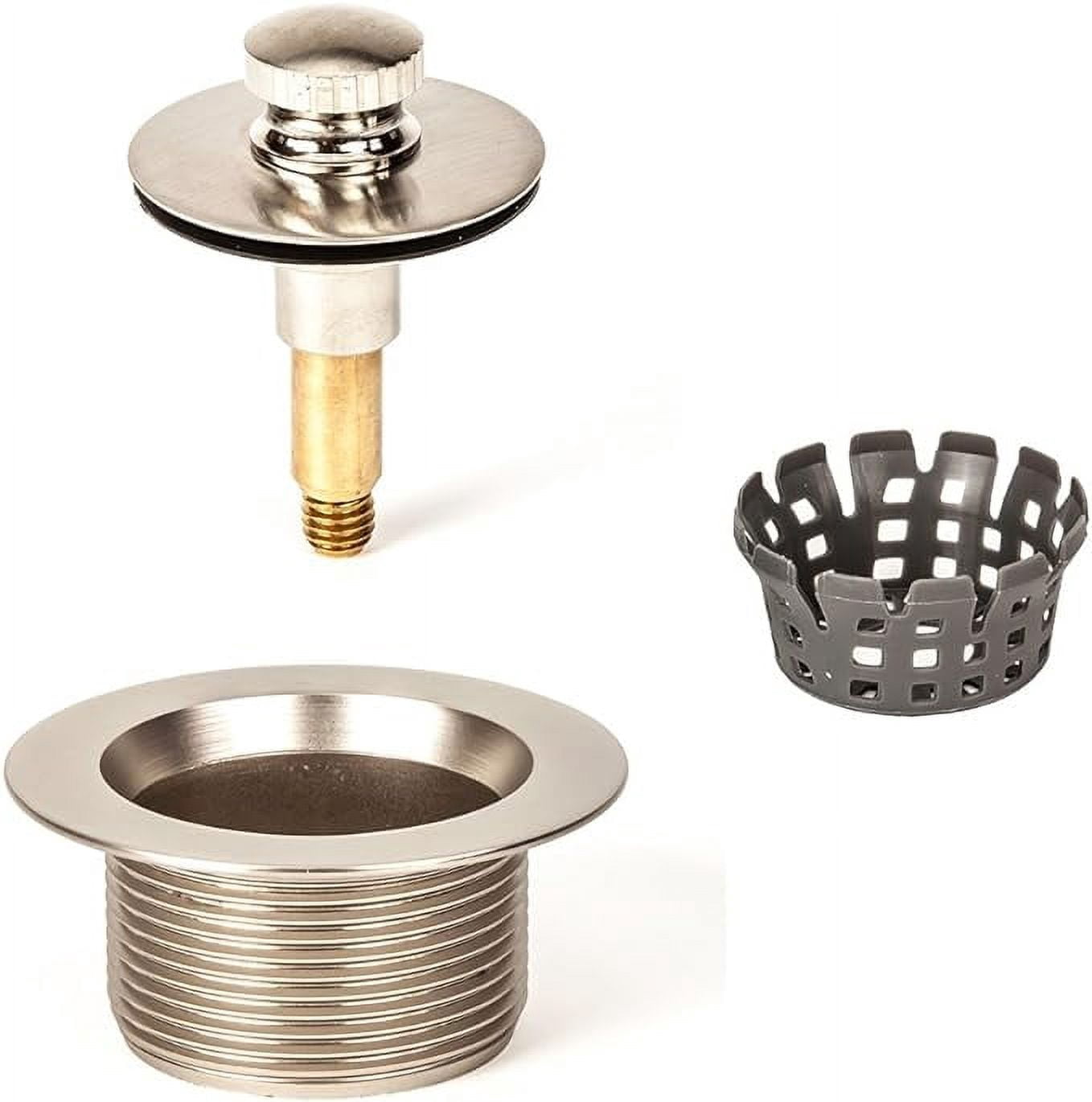 PF WaterWorks Lift Lock (Push Pull) Bathtub/Bath Tub Drain Assembly ...