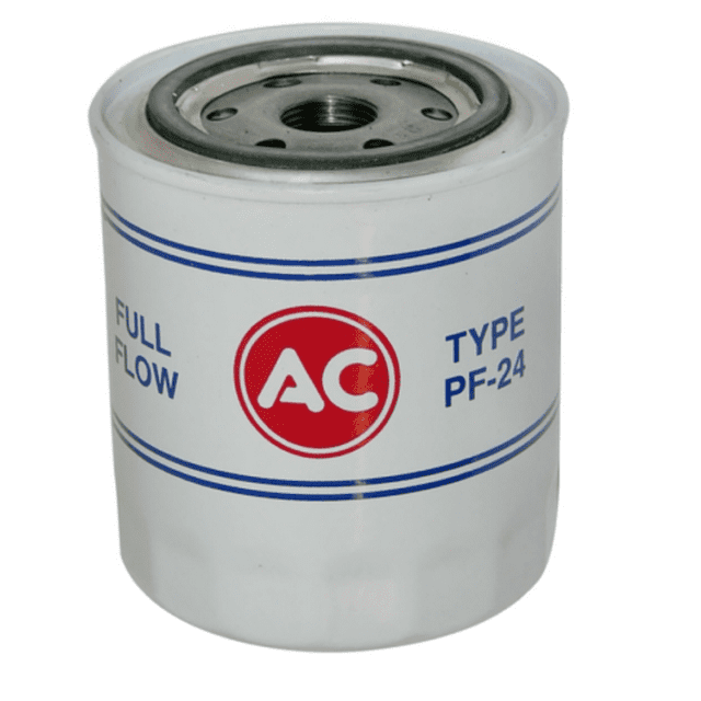 PF24 White AC Oil Filter With AC Logo 1967-1977 GTO Firebird Grand Prix ...