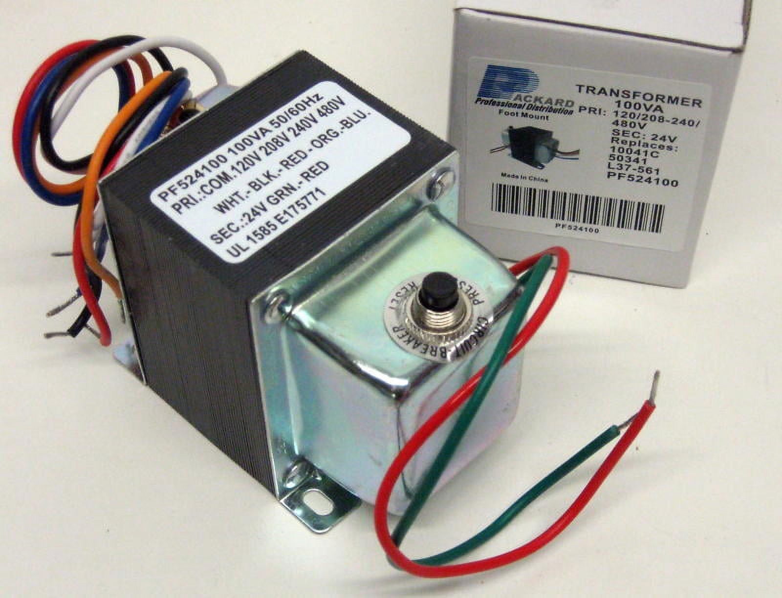PF524100 Transformer 120/208/240/480V 24V Sec 100 VA - Walmart.com