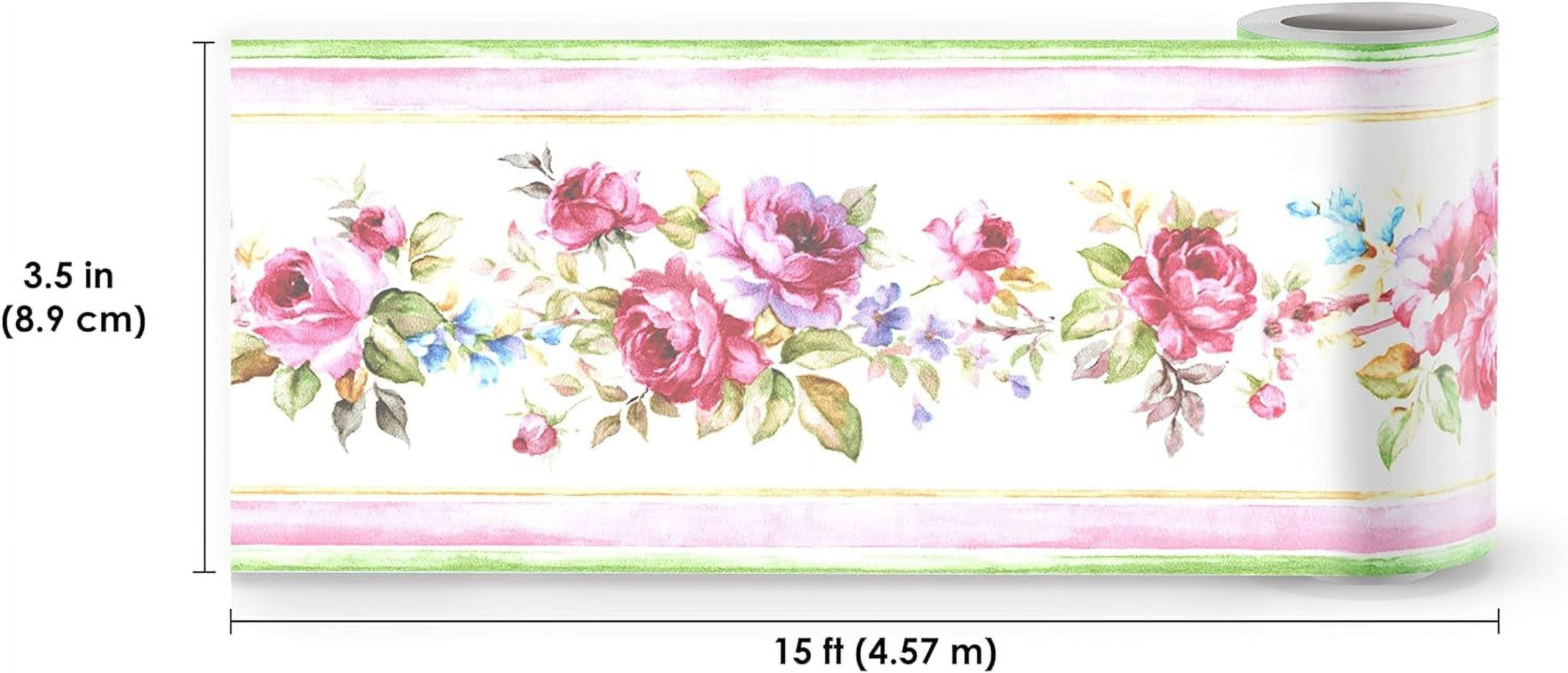 PF79505FP Floral Wallpaper Border - Walmart.com