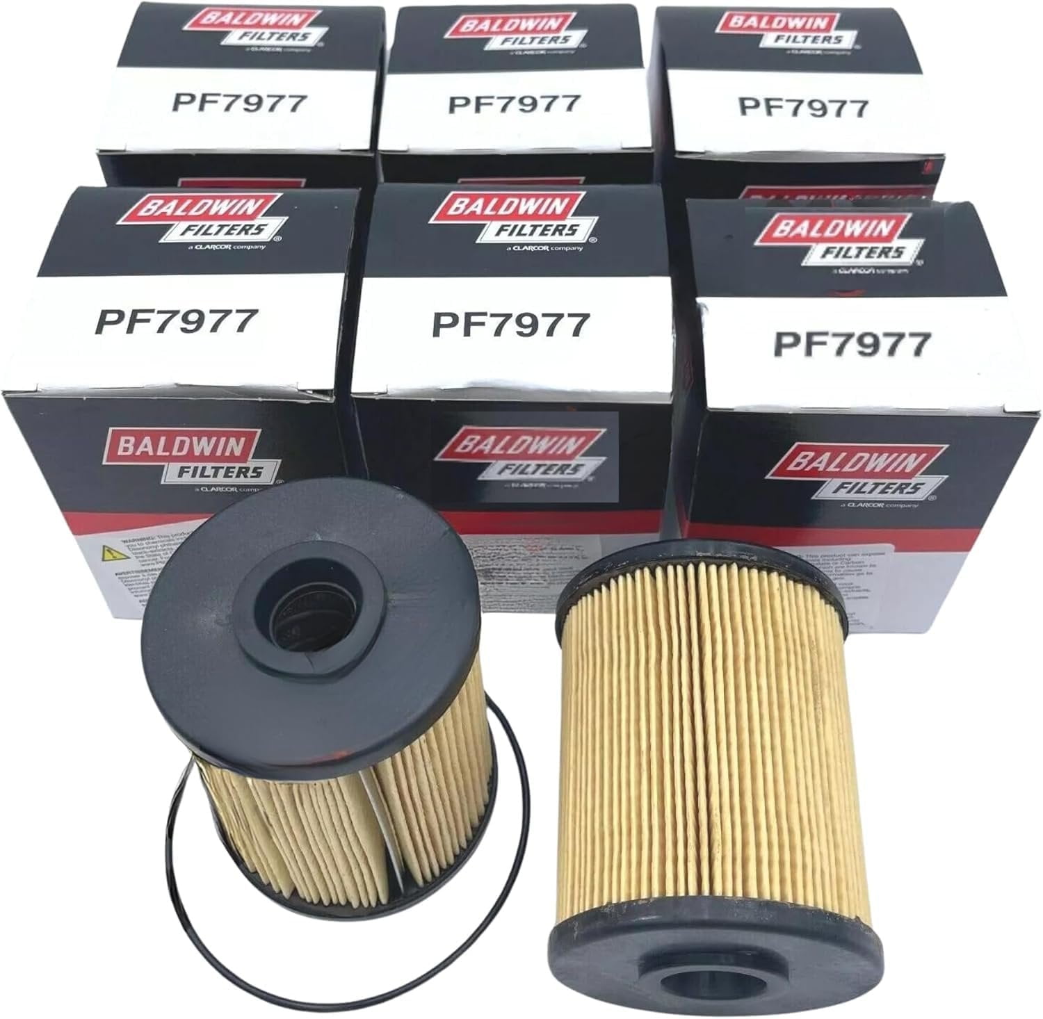 PF7977 Baldwin Diesel Fuel Filter Element Pack of 6 - Walmart.com