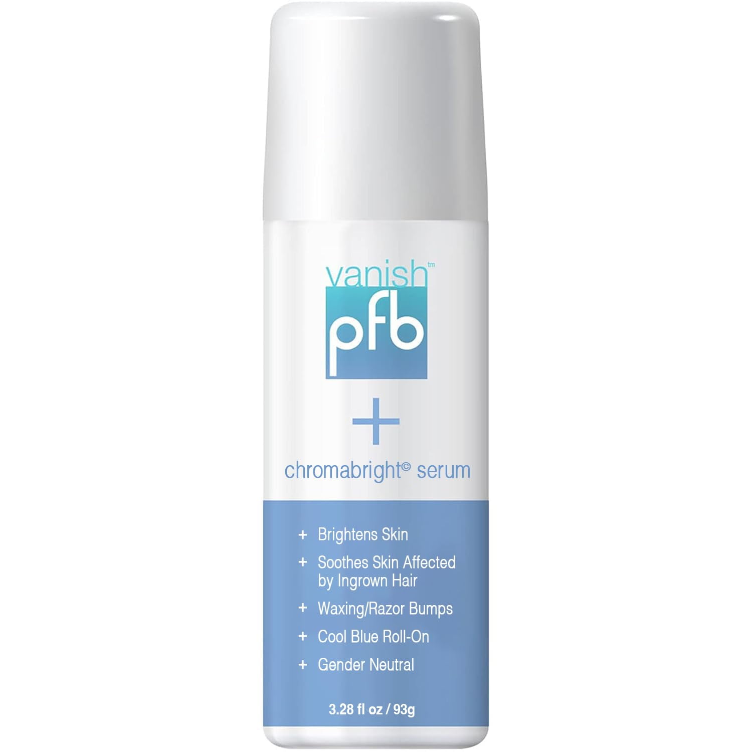 PFB Chromabright Vanish Roll On - Dermatologist-Recommended Razor Bump ...