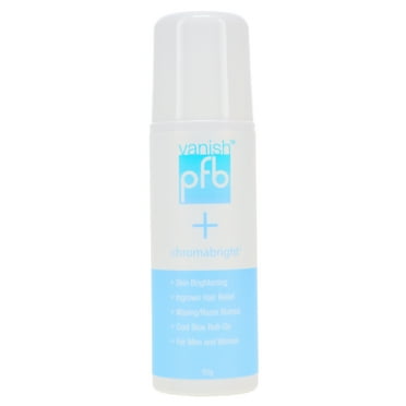PFB Vanish Razor Bump Remover, Chromabright Roll-On for Ingrown Hairs ...