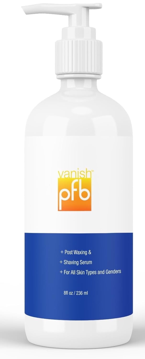 PFB Vanish Ingrown Hair Treatment with Roll-On Applicator, 8 oz Pump ...