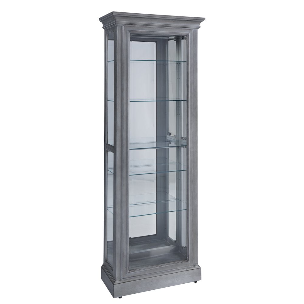 PFC Side Entry Accent Curio, Gray Finish - Walmart.com