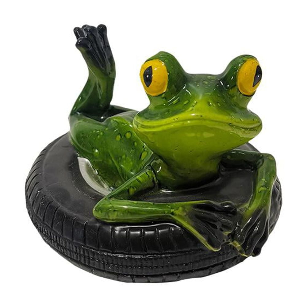 PFDDRW Carroterr Floating Frog for Pond Ornaments, Resin Garden Statues ...