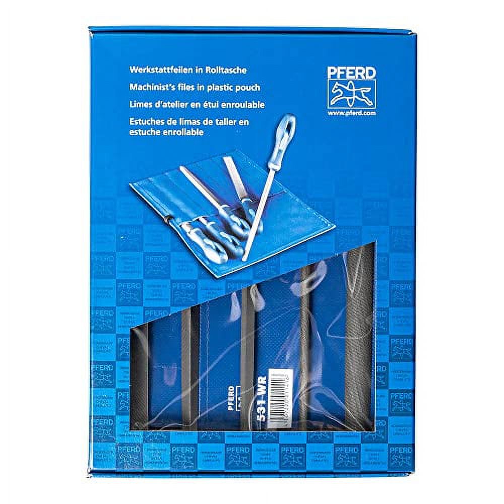 PFERD Machinists file set in plastic pouch WRU, 5 pcs. | 8 inch ...