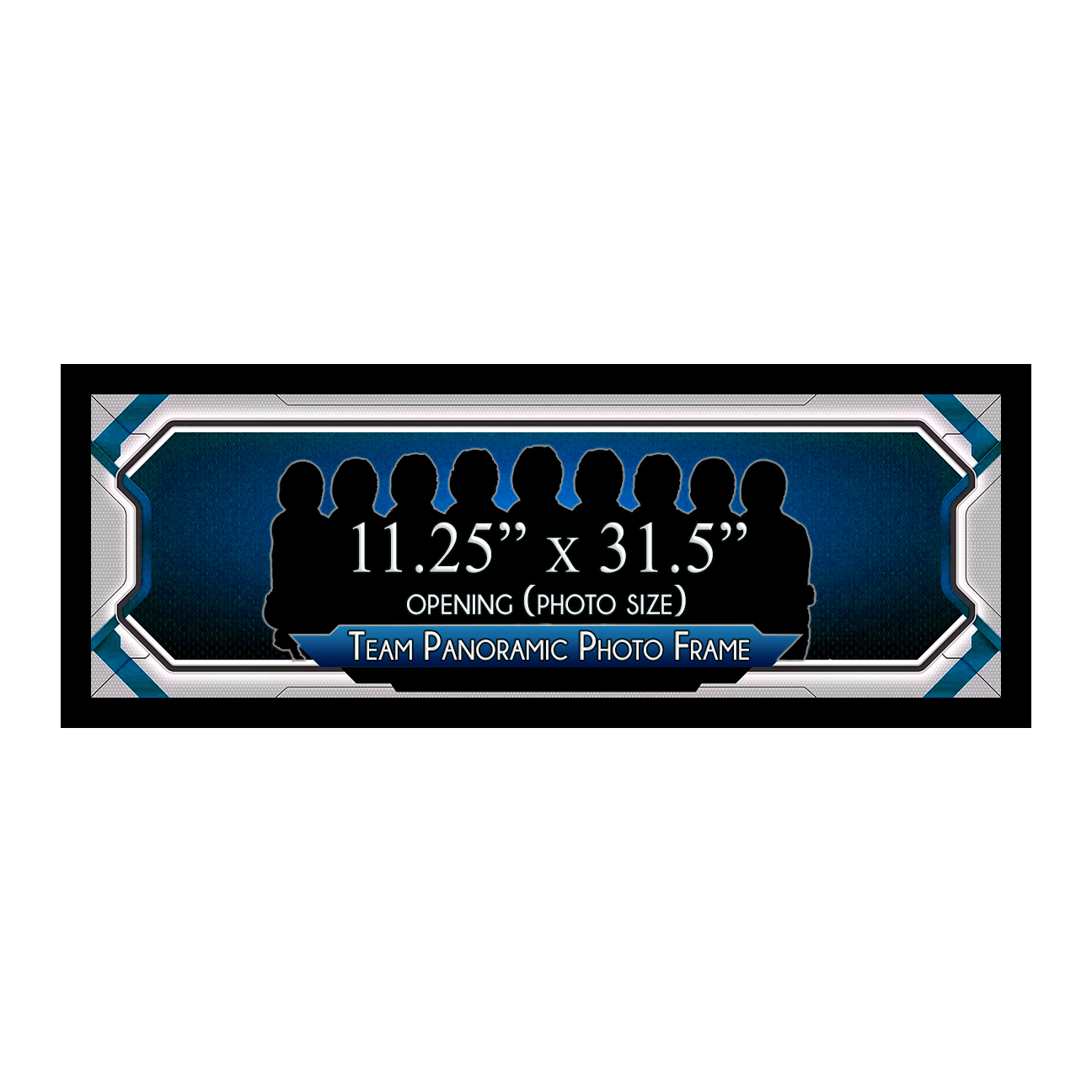 PFF PictureFrameFactoryOutlet - 11.25x31.5 Inch - Premium 1.25" Black ...