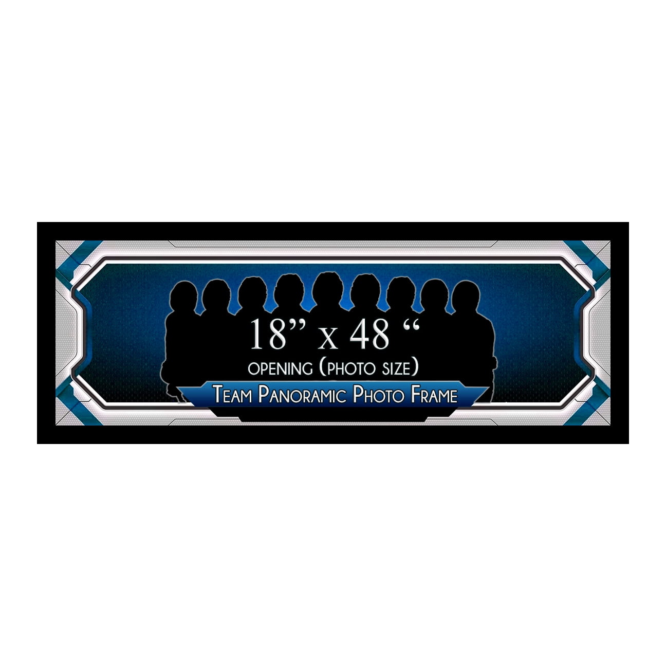 PFF PictureFrameFactoryOutlet - 18x48 Inch - Premium 1.25" Black ...